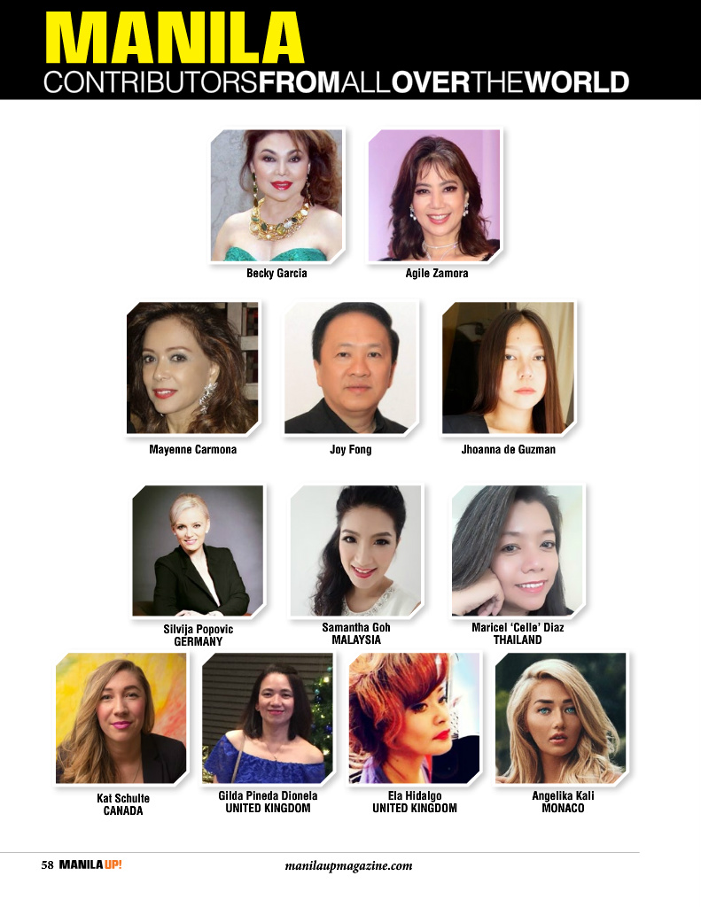 Manila Up Magazine – Connect! » Manila Up Contributors